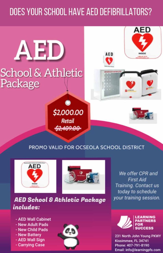 AED School & Athletic Package – Learning Partners For Success