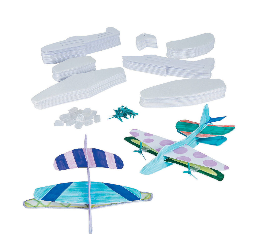 DIY STEM Plane & Glider Kit – 10 Pc. – Learning Partners For Success