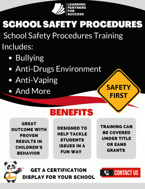 SCHOOL SAFETY PROCEDURES – Learning Partners For Success