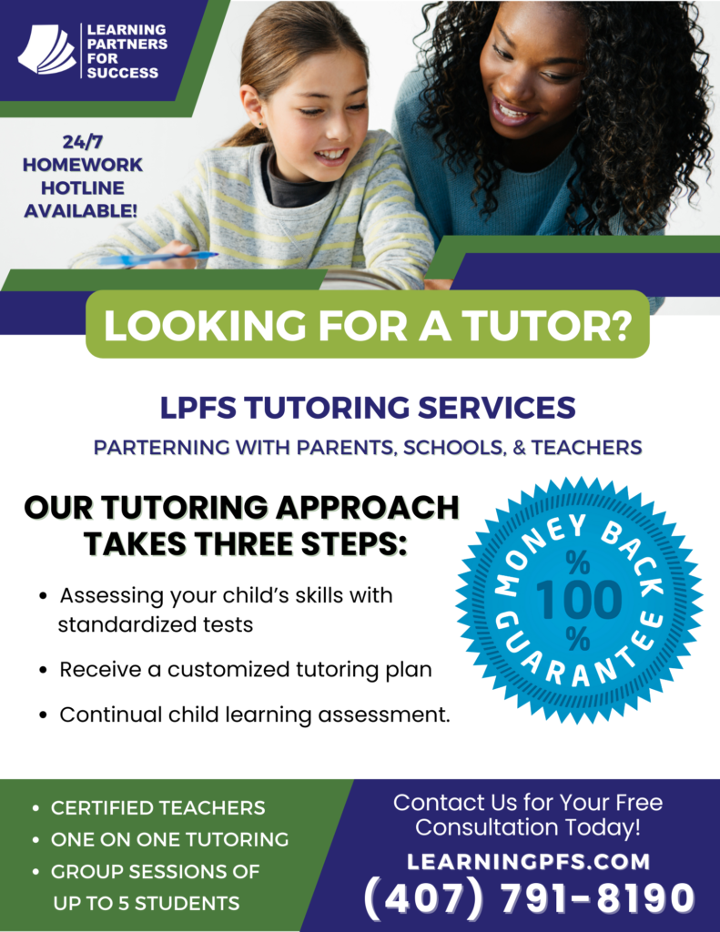 Tutoring – Learning Partners For Success